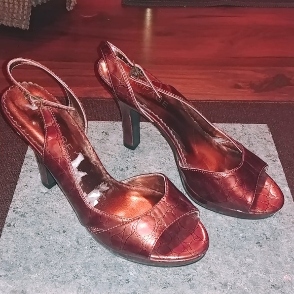 Rampage | Shoes | Rampage Heels W Peekaboo Toe | Poshmark